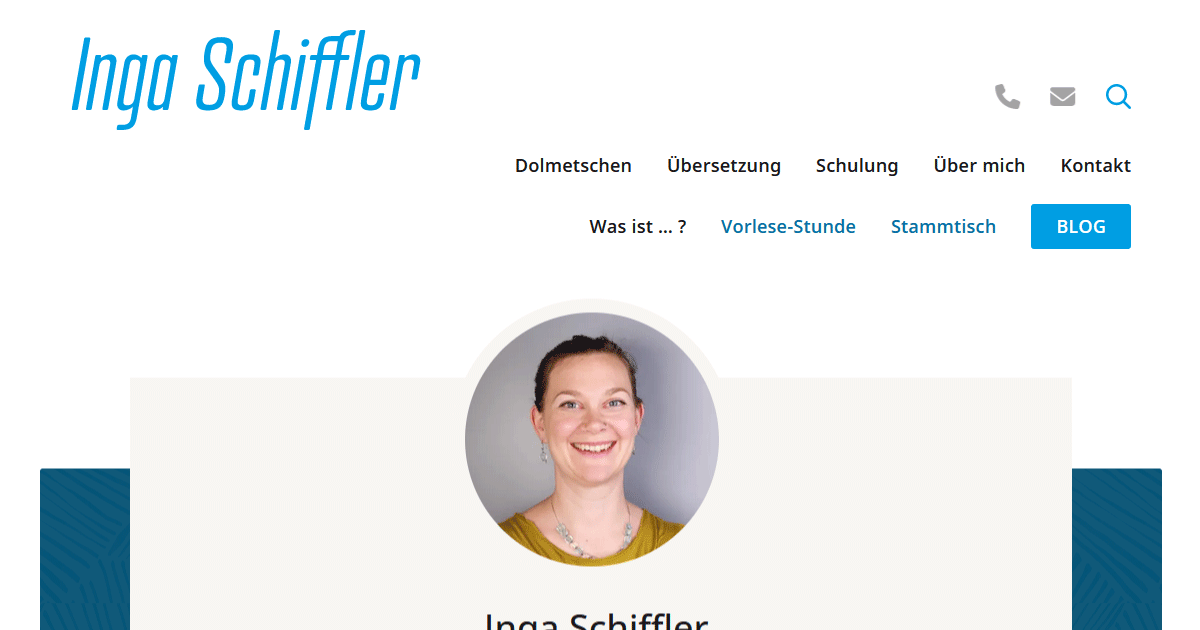 Startseite - Inga Schiffler